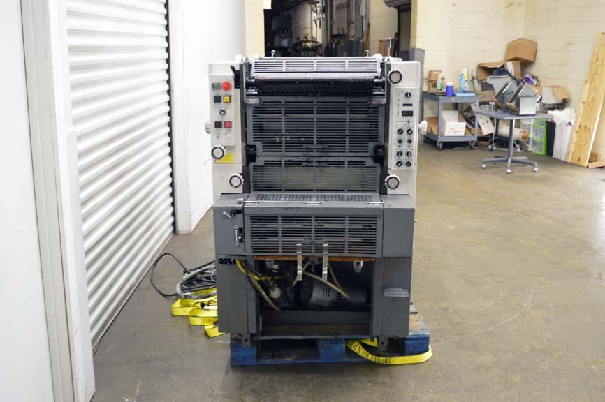 Lot #80: Hamada C248E 2 Color Offset Printing Press - WireBids